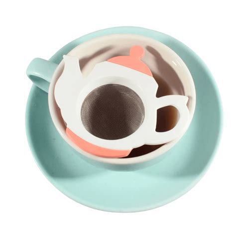 Teapot Shaped Tea Strainer Myteaboxmu