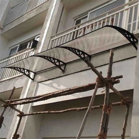 Blue 3mm Polycarbonate Awning For Outdoor Shape Curve At ₹ 450sq Ft