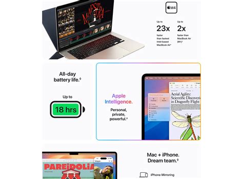 Apple 2025 Macbook Air 15 Inch Laptop With M4 Chip Built For Apple