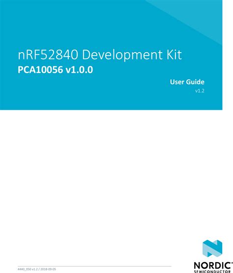 NRF52840 Development Kit N RF52840 DK User Guide V1 2