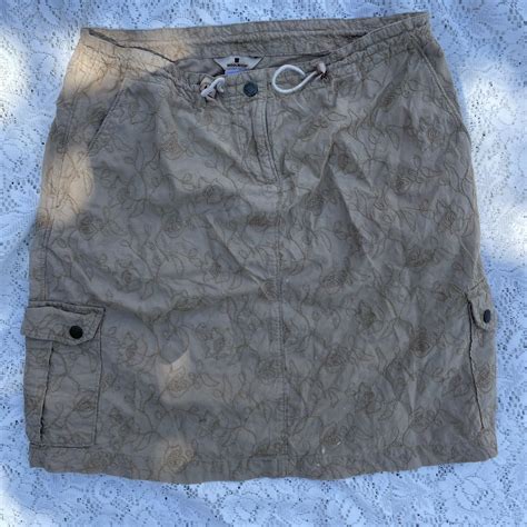 Woolrich Womens Khaki Skirt Depop
