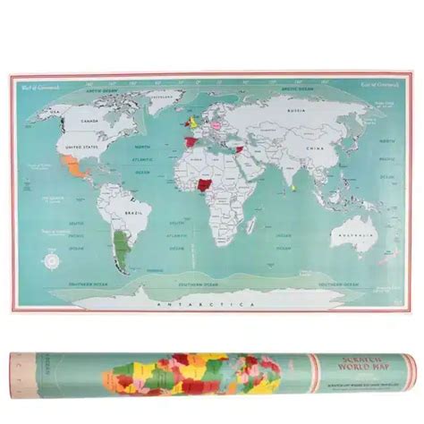 Scratch World Map Jupiter Artland