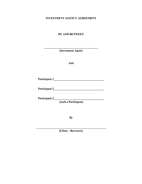50 Free Agency Agreement Templates Ms Word Templatelab