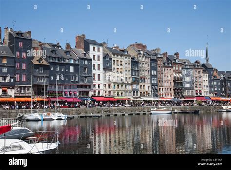 France Normandy Honfleur Stock Photo Alamy