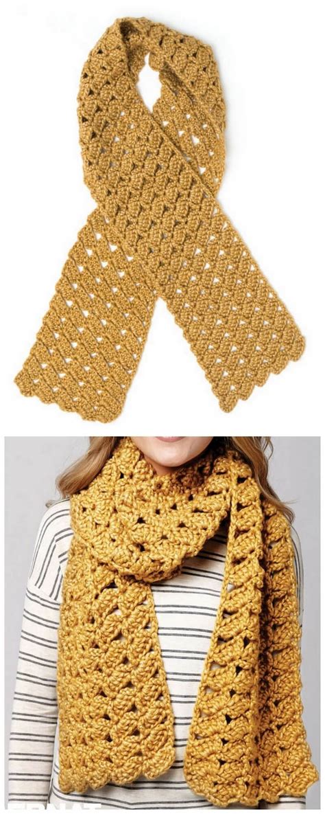 Free Crochet Scarf Patterns Printable Mogo
