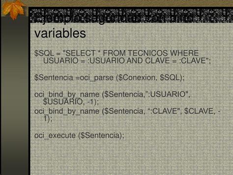 Ppt Acceso A Bases De Datos Oracle Con Php Powerpoint Presentation