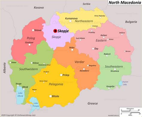 Top Tourist Attraction And Places Map Of Skopje North Macedonia