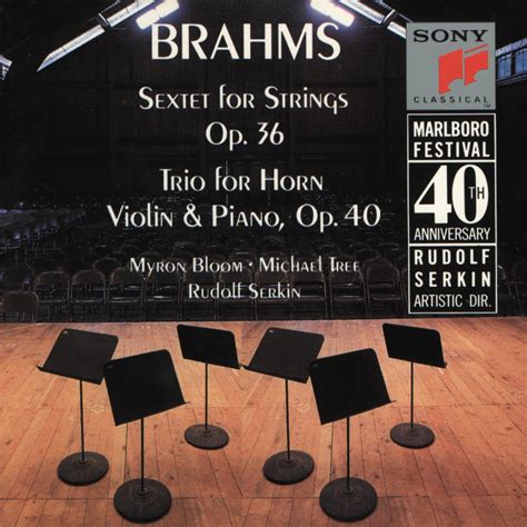 Brahms Sextet For Strings Op 36 And Horn Trio Op 40 Cds