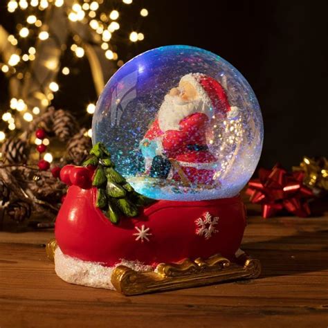 Polyresin Christmas Bear Snowglobe 45mm Tg2273 Artofit