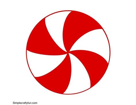 Peppermint Candy Template Content Calendar Template