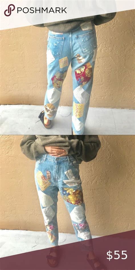 Zara Woman Patchwork Mom Jeans Zara Women Mom Jeans Free People Velvet