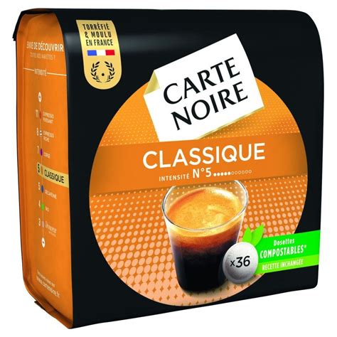 Carte Noire Classique N°5 compatible Senseo - 36 dosettes - Café