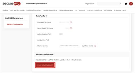 Juniper Mistの8021x 無線認証にradsec（securew2）を利用する