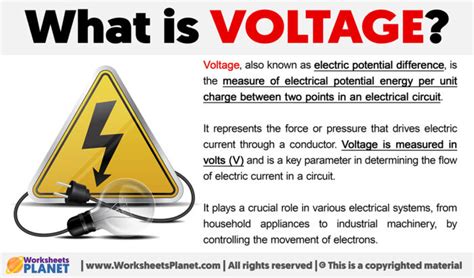 What Is Voltage Definition Of Voltage