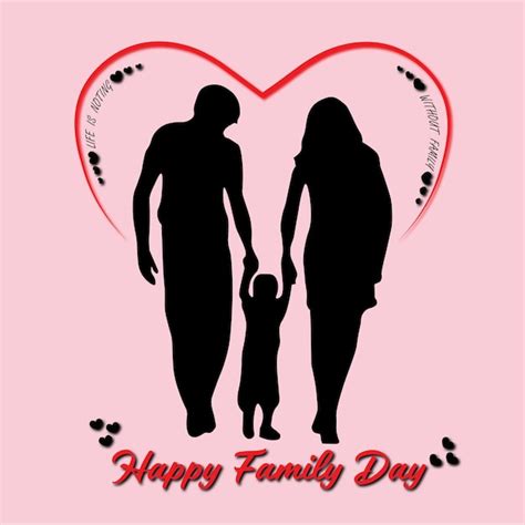 Vector De Día Familiar Vector Premium