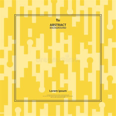 Abstract Yellow Stripe Line Pattern Background Stock Vector Illustration Of Poster Geometry