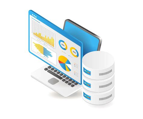 Database Analysis Isometric Illustration 27570750 Vector Art At Vecteezy