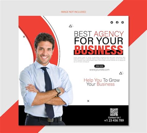 페이스북 인스타그램용 광고 또는 소셜 미디어 포스트 템플릿 프리미엄 벡터