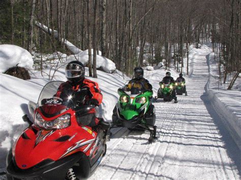 Snowmobiling Hurley Wisconsin