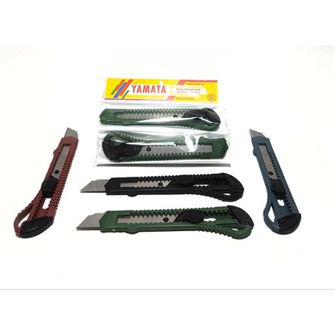 Jual Pisau Cutter Yamata Piso Cutter Cuter Kater Besar Pemotong Dus