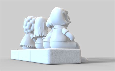 Stl File The Simpsons Bart With A Wig Bart On The Road Episode 🎨 ・3d Print Design To