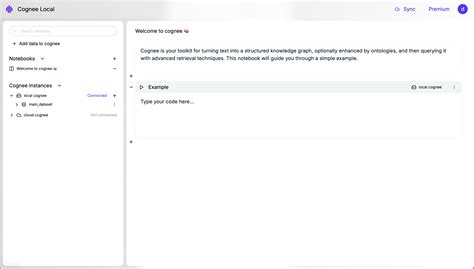Cognee Ai Memory Ui Cognees Local And Cloud Notebooks Graph Explorer