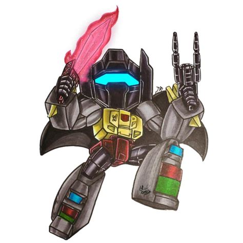 Chibi Grimlock Coasters Etsy