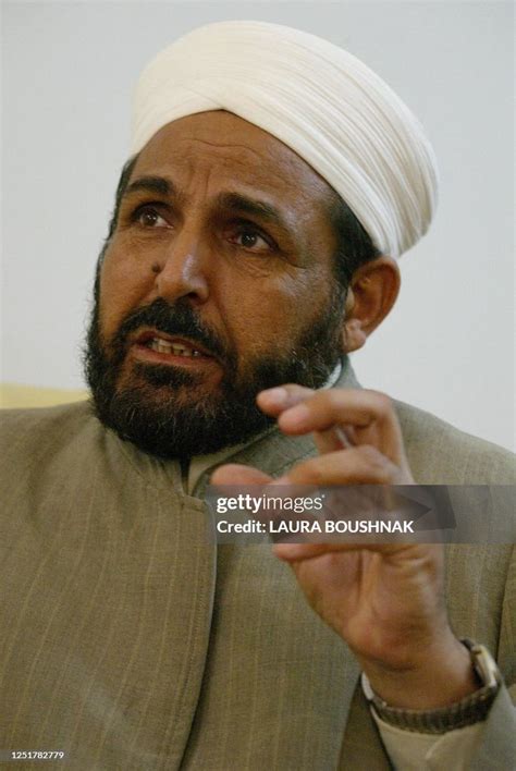 Sunni Sheikh Abdelsalam Al Qubaisi A Member Of Iraqs Islamic News Photo Getty Images