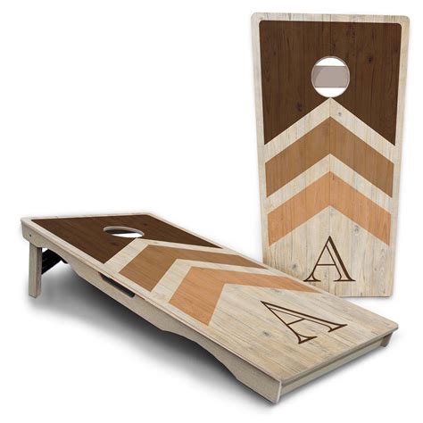 Natural Wedding Arrows Pro Solution Cornhole Boards