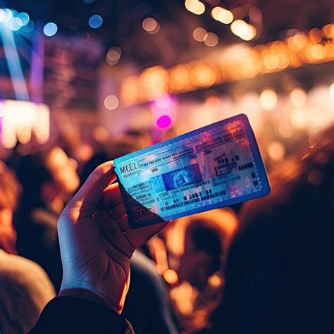 Premium Photo Hand Ticket