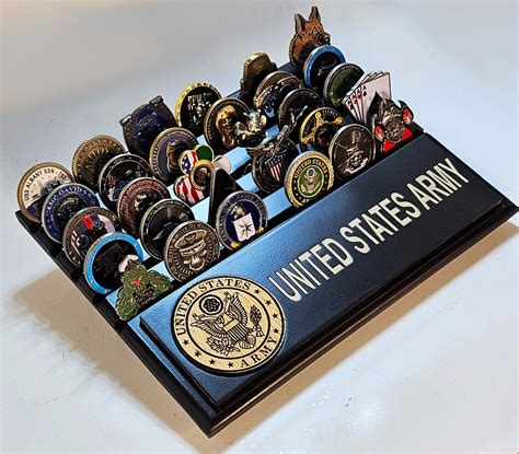 Army Challenge Coin Display