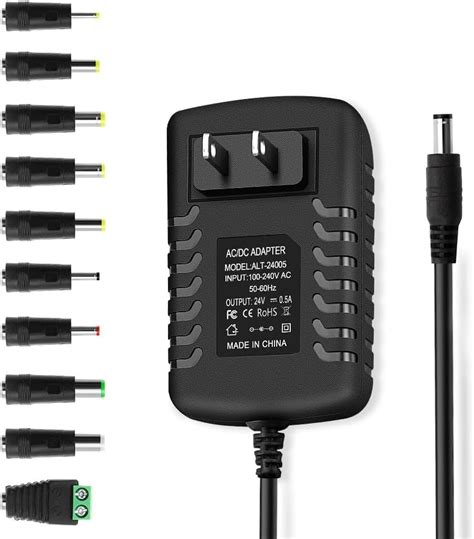 24v 05a 500ma Dc Power Supply Adapter 24v Ac Adapter 100