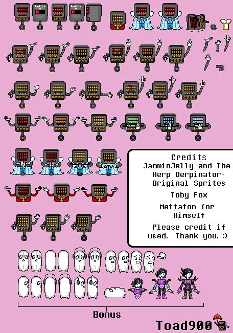 Mlss Mettaton Base Form Sprites By Toad900 On Deviantart