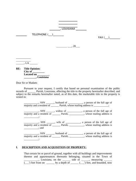 Title Opinion Letter Fill Out And Sign Online Dochub