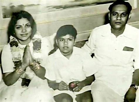 Bhanumathi Ramakrishna With Her Son Bharani And Husband Ramakrishna