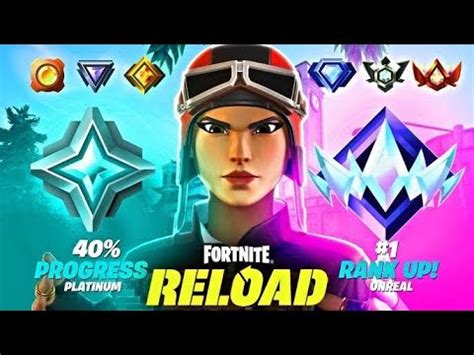 Fortnite Live Bronze To Unreal Speedrun Reload Youtube