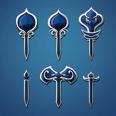 Game Item Halberd Weapon Item Versatile Design Poleaxe Guards Halberd