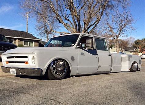 Slammed Dually Chevy Truck