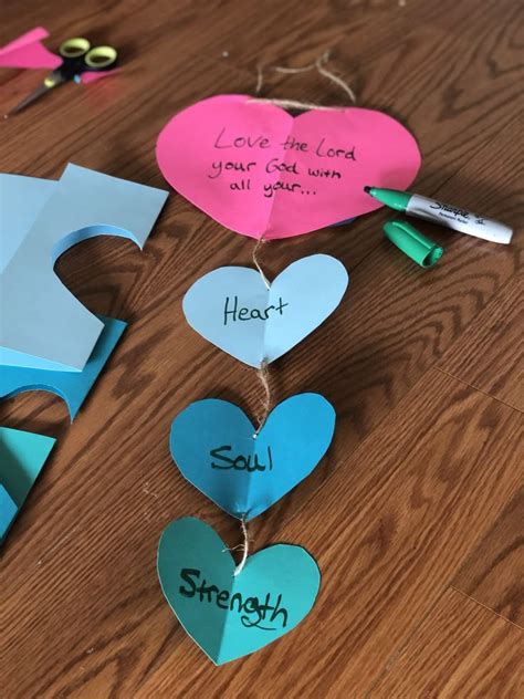 Greatest Commandment Craft Jesus Loves Us Craft Valentine Bible