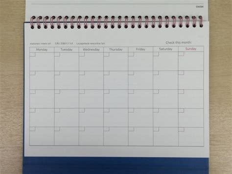 สมุด Pp Desk Monthly Plannerสมุดแพลนเนอร์รายสัปดาห์ Products Ropamoda