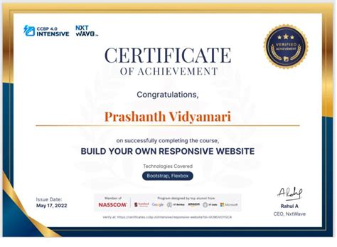 prashanth vidyamari on linkedin nxtwave nxtwaveccbp
