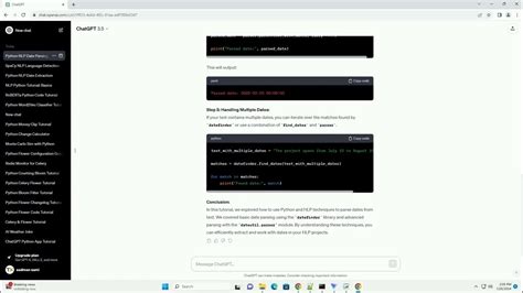 Python Nlp Date Parser Youtube