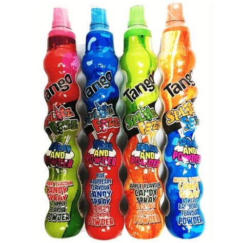 Tango Splitz Fizz Candy Spray And Powder Assorted 80g Sweet Genie