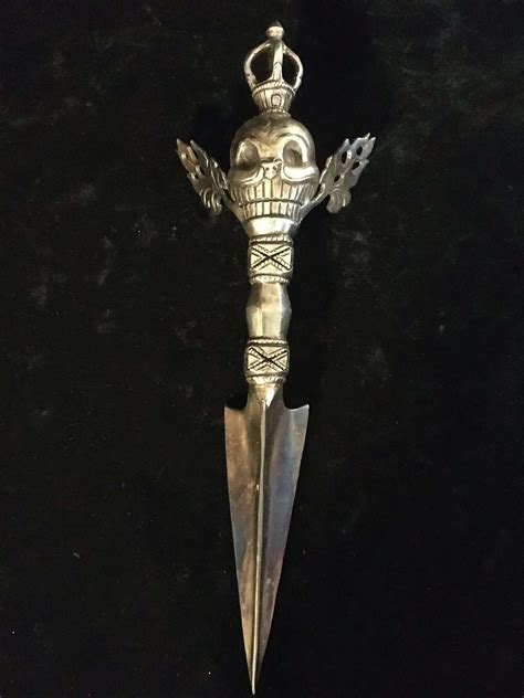 Phurba Iron 34cm Buddhist Images