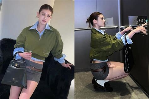 전소미 손바닥만한 미니스커트 짧아도 너무 짧아 옷이 너무해”