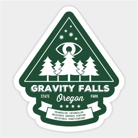 Visit Gravity Falls Gravity Falls Sticker Sold By Violetta