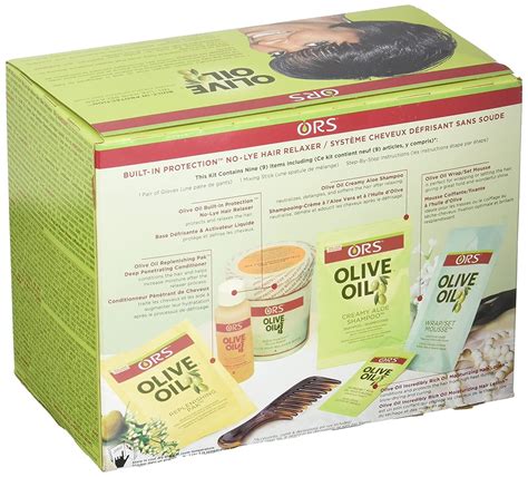 Ors Olive Oil Built In Protection Full Application No Lye Hair Relaxer