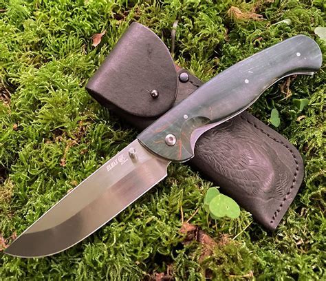 Big Size Pocket Knife Steel ”elmax” Superclean Aaknives