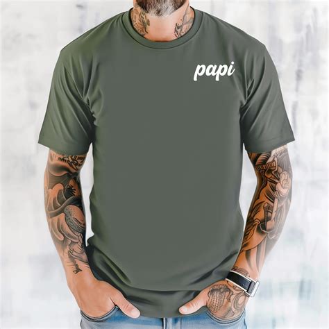 Papi Shirt Fathers Day T Minimalist Spanish Dad T New Dad Tee