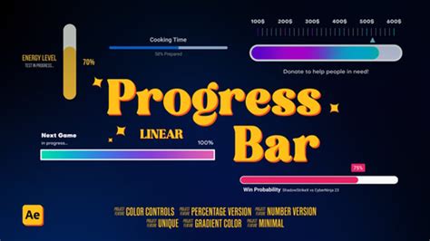 Linear Progress Bar Elements Ft Loading Bar And Progress Bar Envato